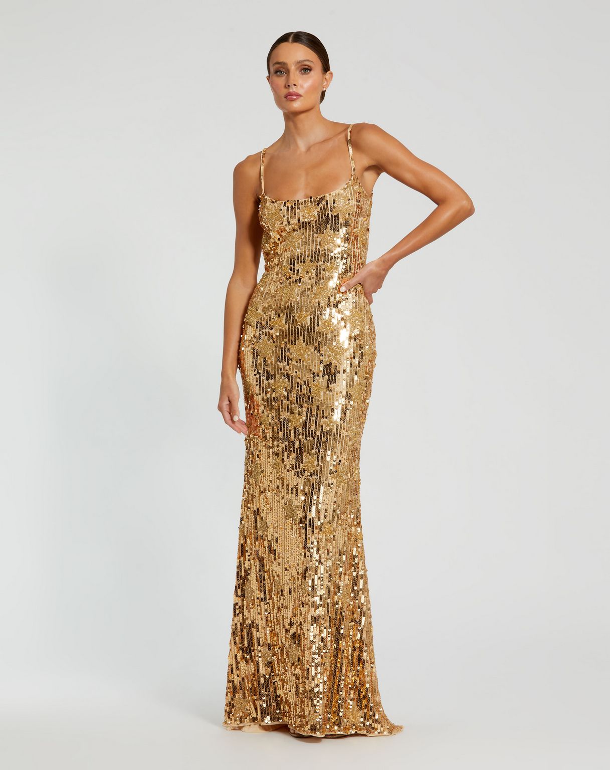Starlight Mac Duggal 93968 Ruffle Tiered Long Prom Dress for $598.0 ...