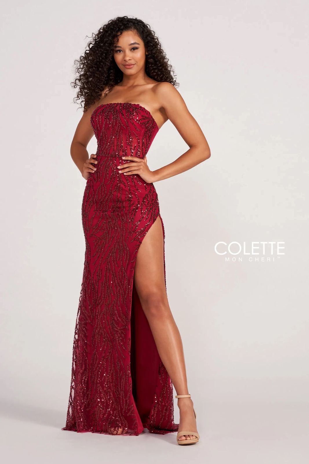 Cabernet Colette CL2082 Formal Beaded Long Prom Dress for $565.99 – The ...