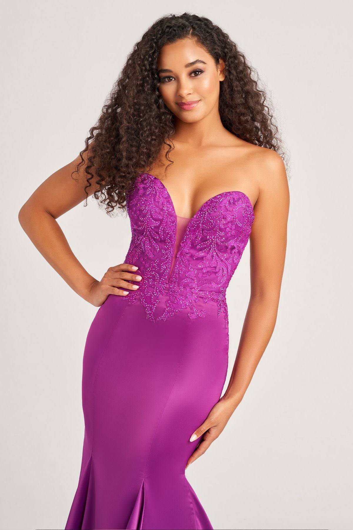 Amethyst Colette CL5116 Mermaid Prom Long Stones Formal Dress for $549. ...