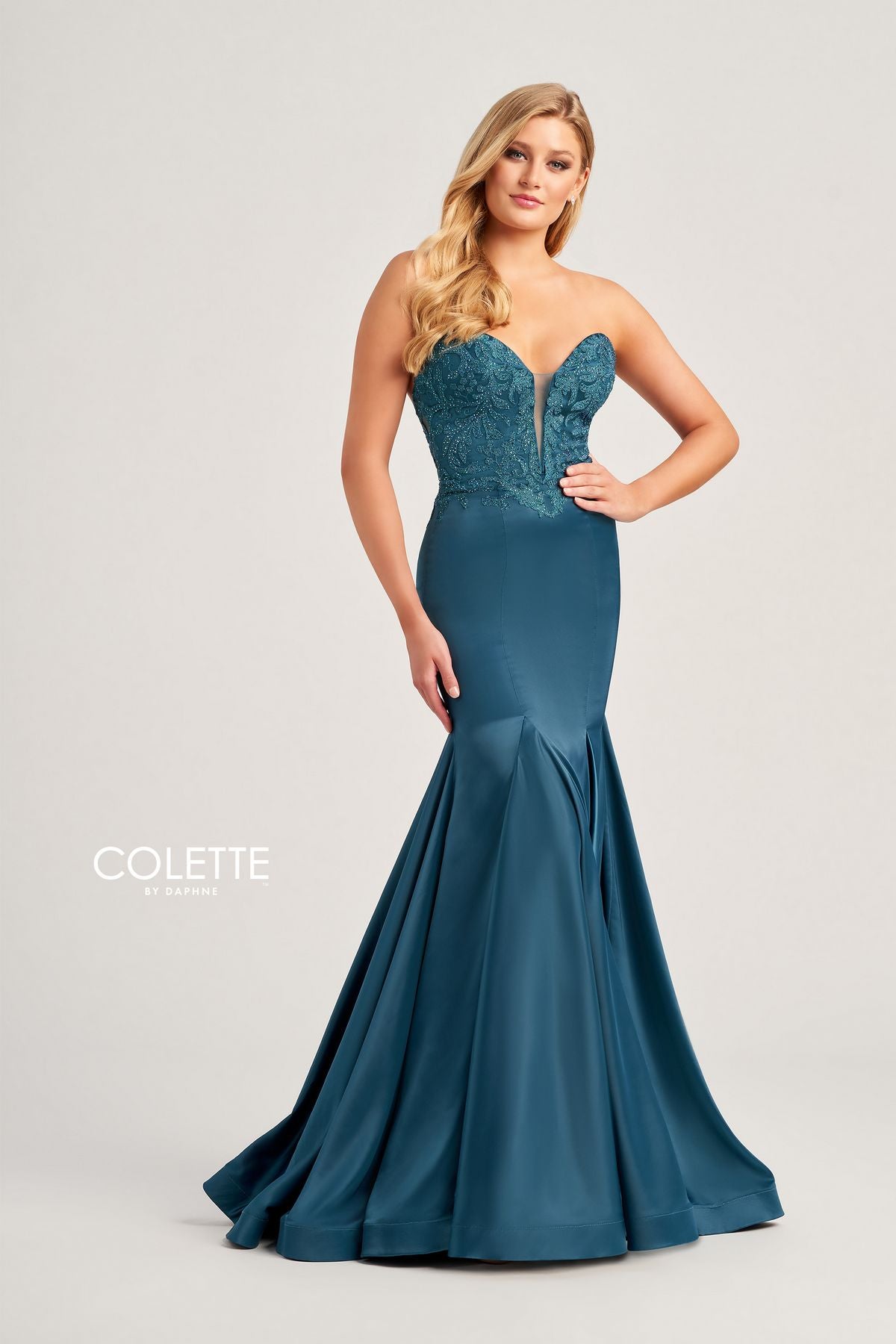 Amethyst Colette CL5116 Mermaid Prom Long Stones Formal Dress for $549. ...