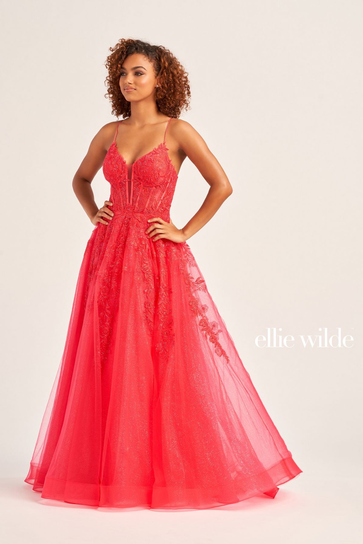 Strawberry Ellie Wilde EW34036 Long A Line Dress Prom Ball Gown for ...