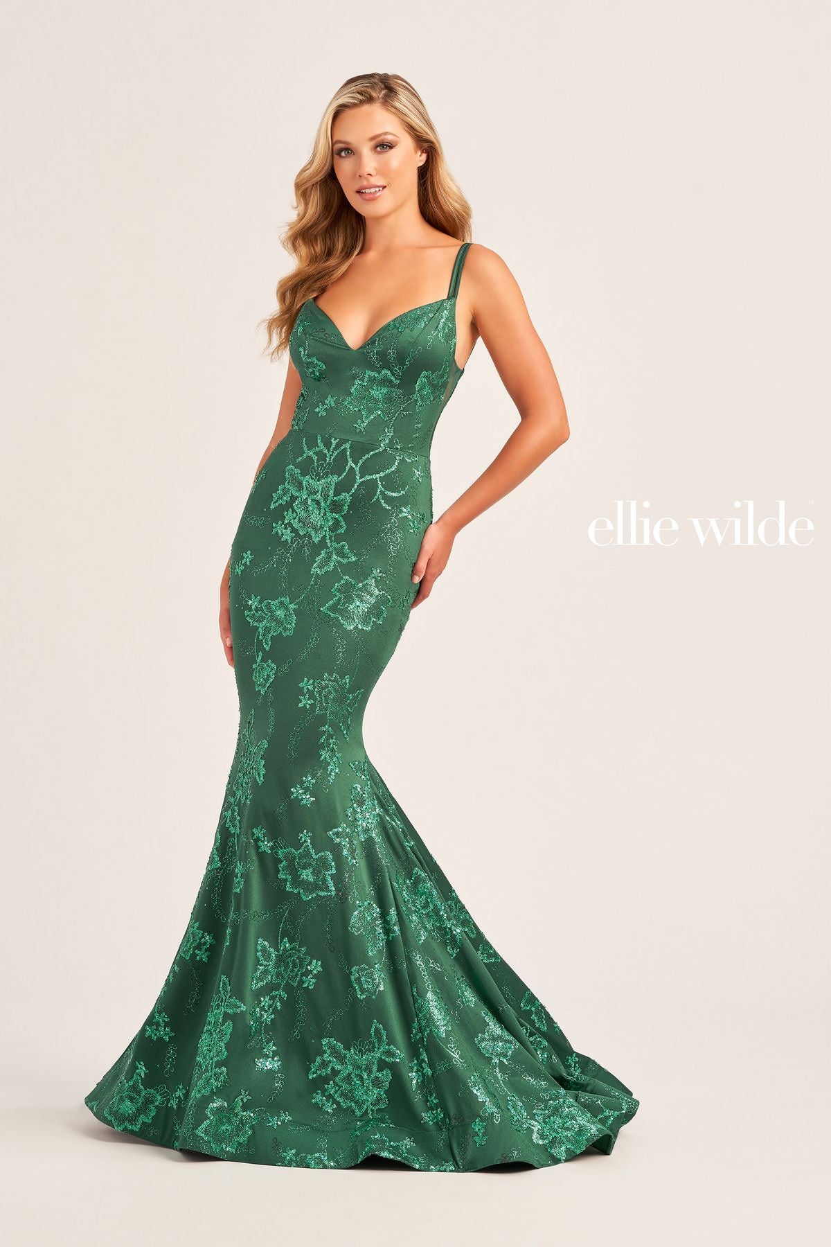 Ellie Wilde EW35083 Prom Fitted Long Formal Gown for $579.0 – The Dress ...