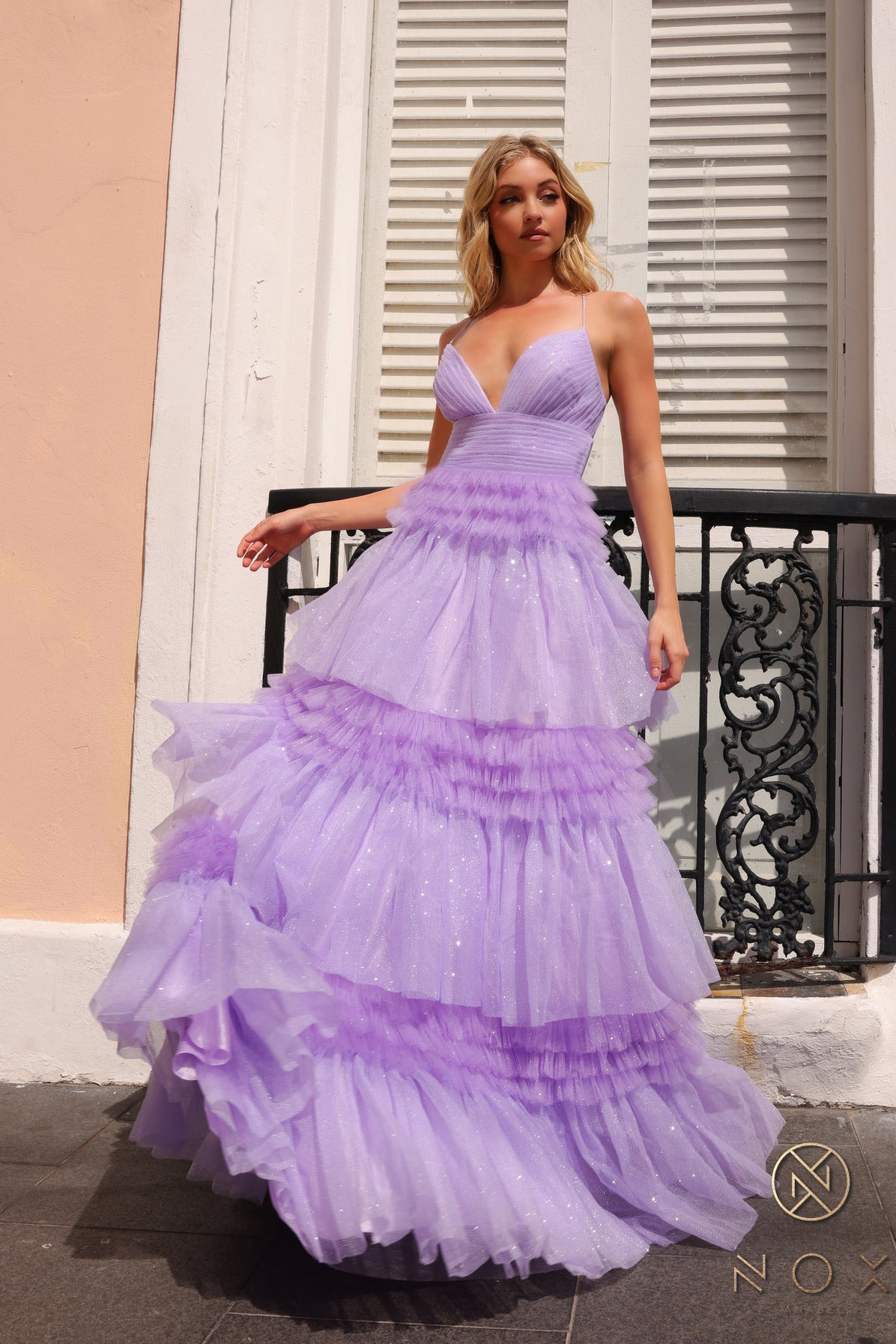 Fuchsia Nox Anabel R1316 Long Formal Prom Ballgown for $335.0 – The ...