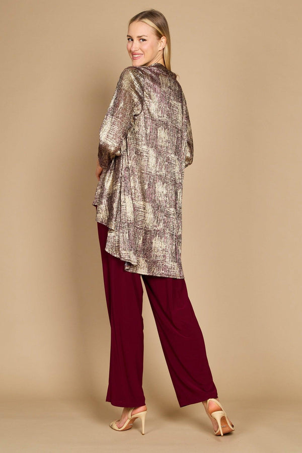 Burgundy R&M Richards 7292W Formal Duster Pant Set for $49.99 – The ...