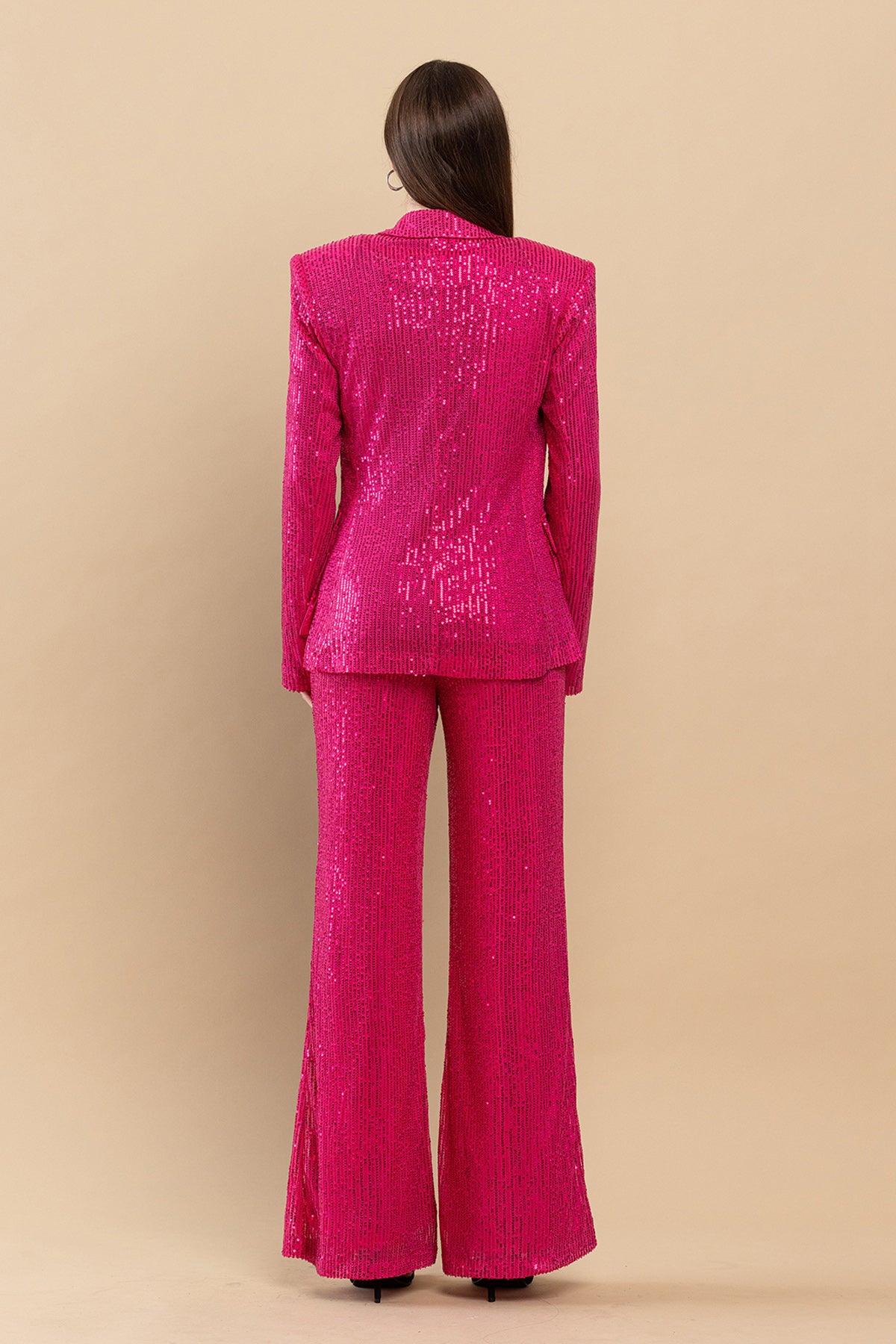 Pink/Pink Combo Sequined Jacket 3 Piece Set for $119.99 – The Dress Outlet