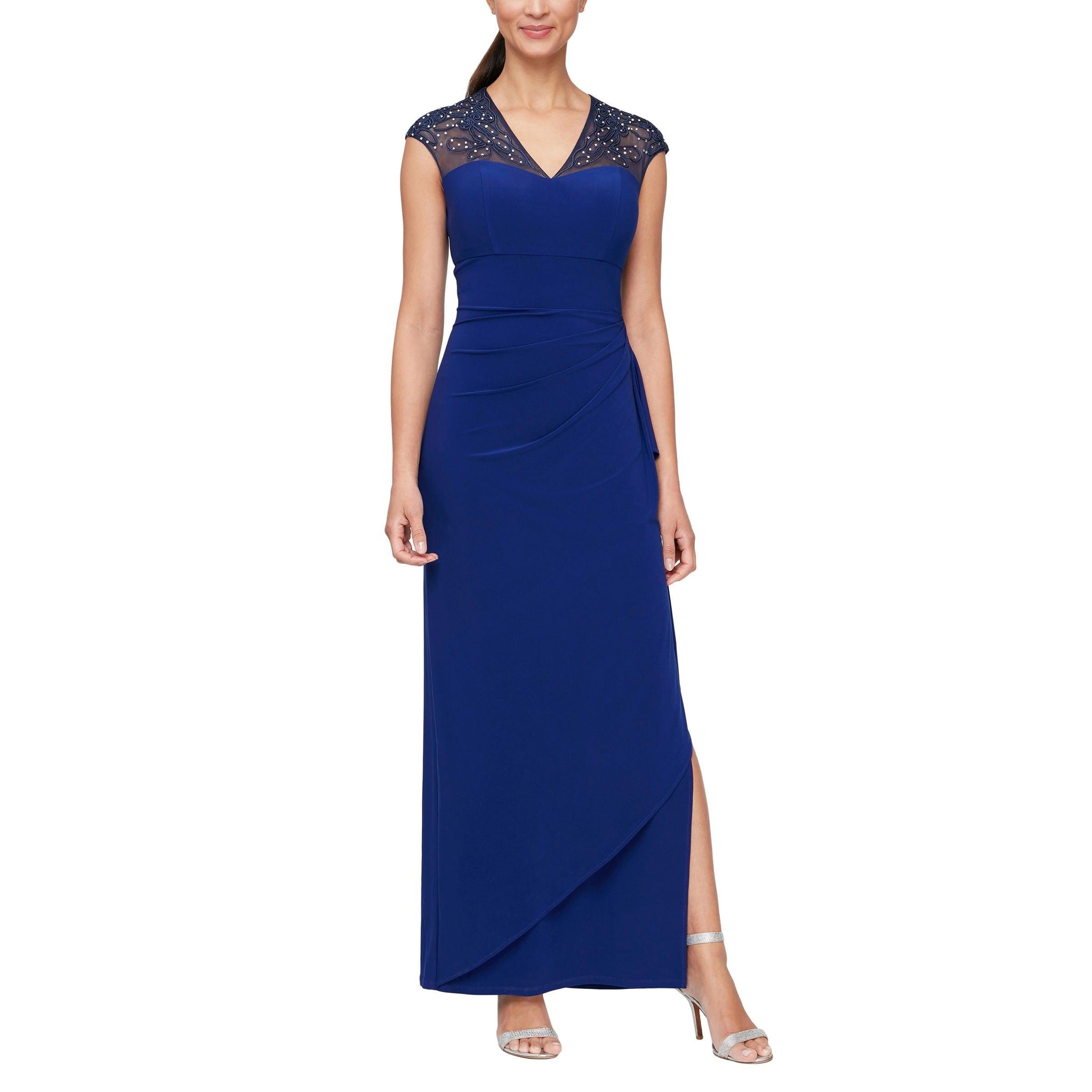 Alex Evenings AE81351585 Long Formal Fitted Dress | The Dress Outlet