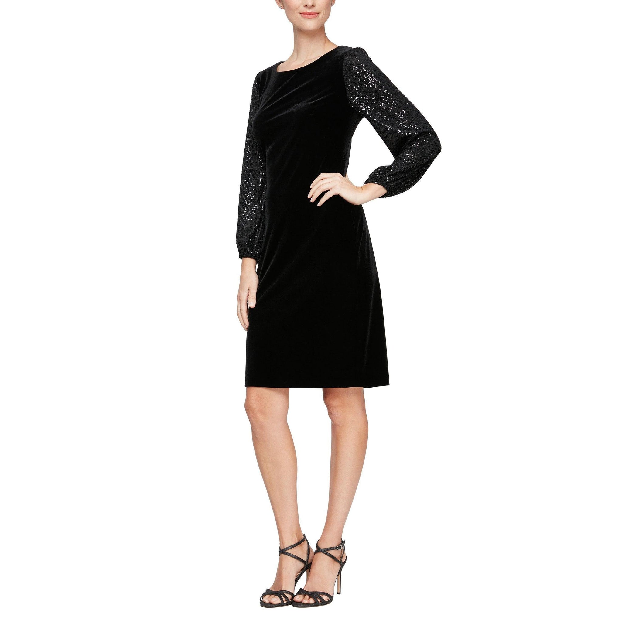 Alex Evenings AE81919071 Short Sheath Formal Dress | The Dress Outlet