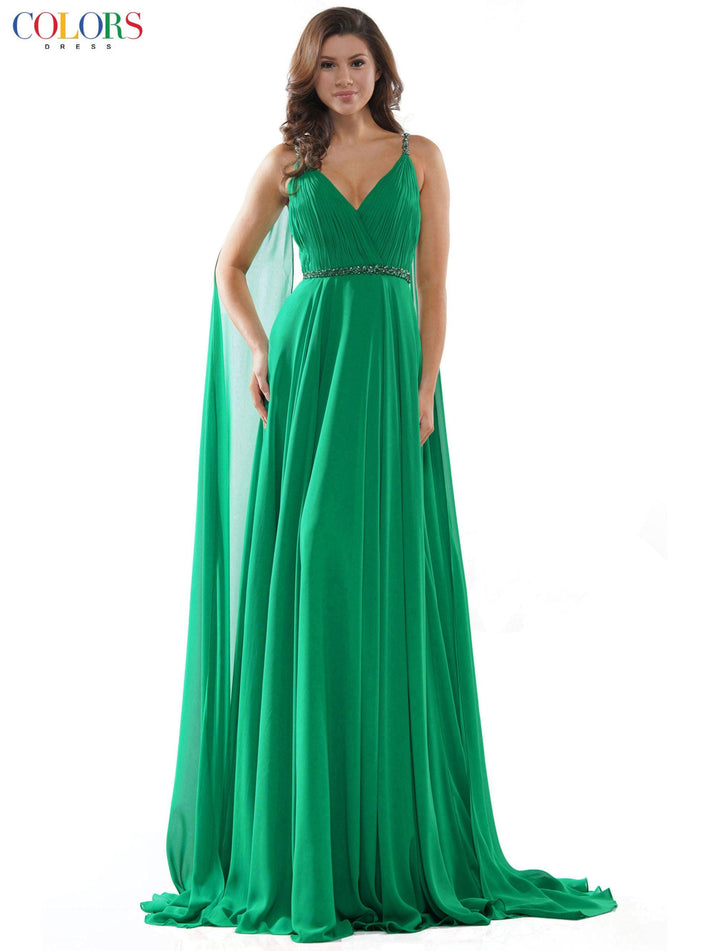 Emerald Colors 2502 Colors Long Formal Chiffon Prom Dress for $393.99 ...