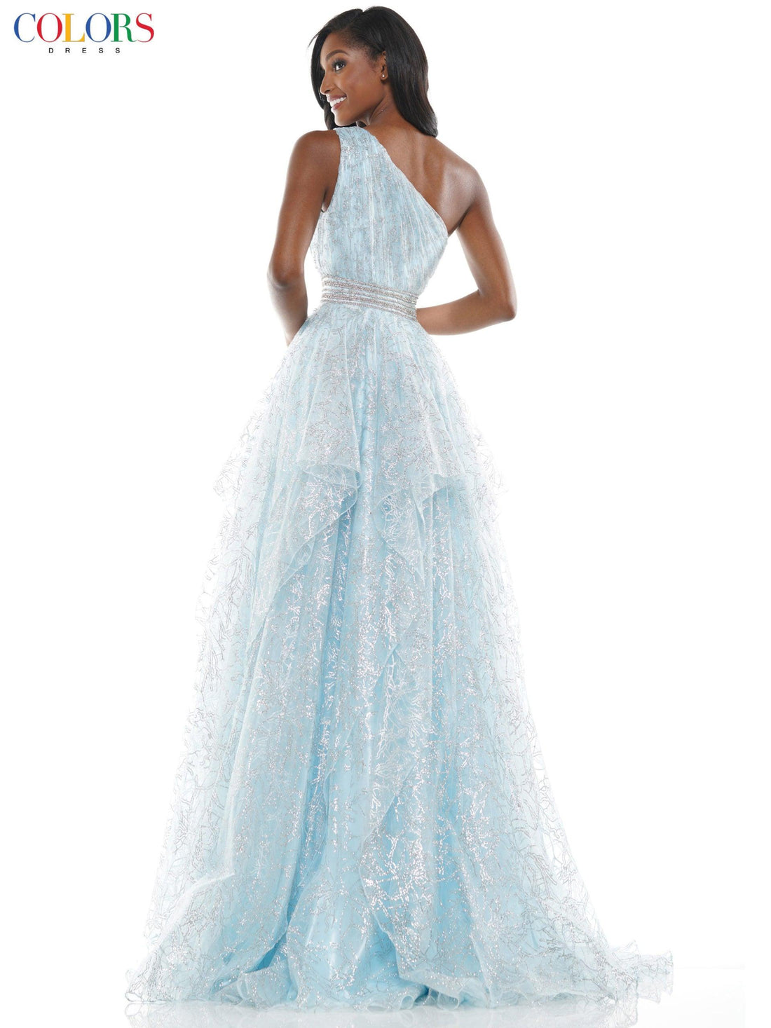 Rose Gold Colors 2650 Colors Long Formal Glitter Mesh Prom Dress for ...