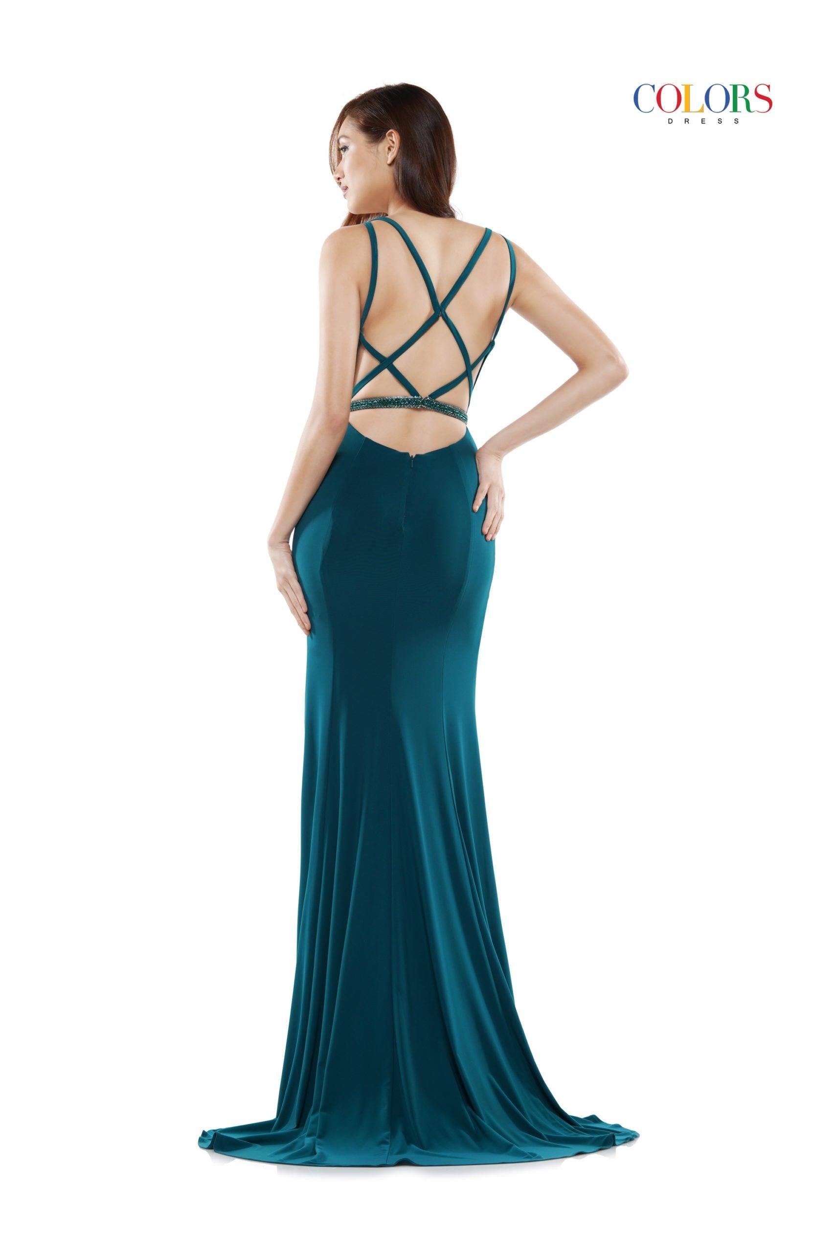 Black Colors 2492 Colors Long Formal Mermaid Fit Prom Dress for $305.99 ...