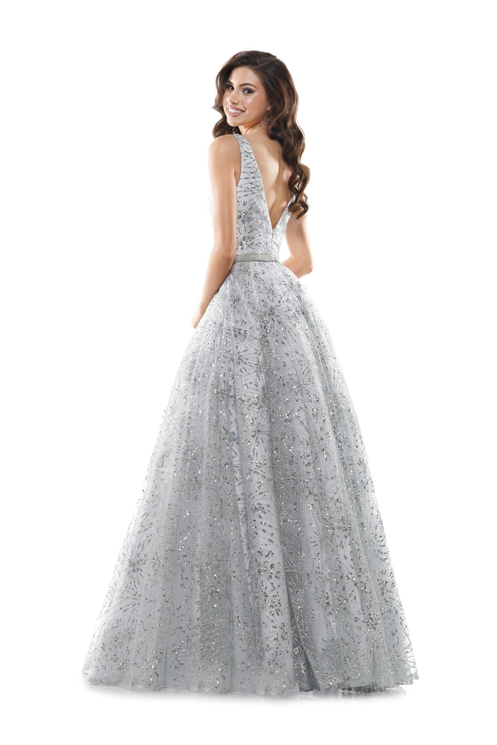 Silver Colors G942 Colors Sleeveless Long Evening Dress - Formal Dresses