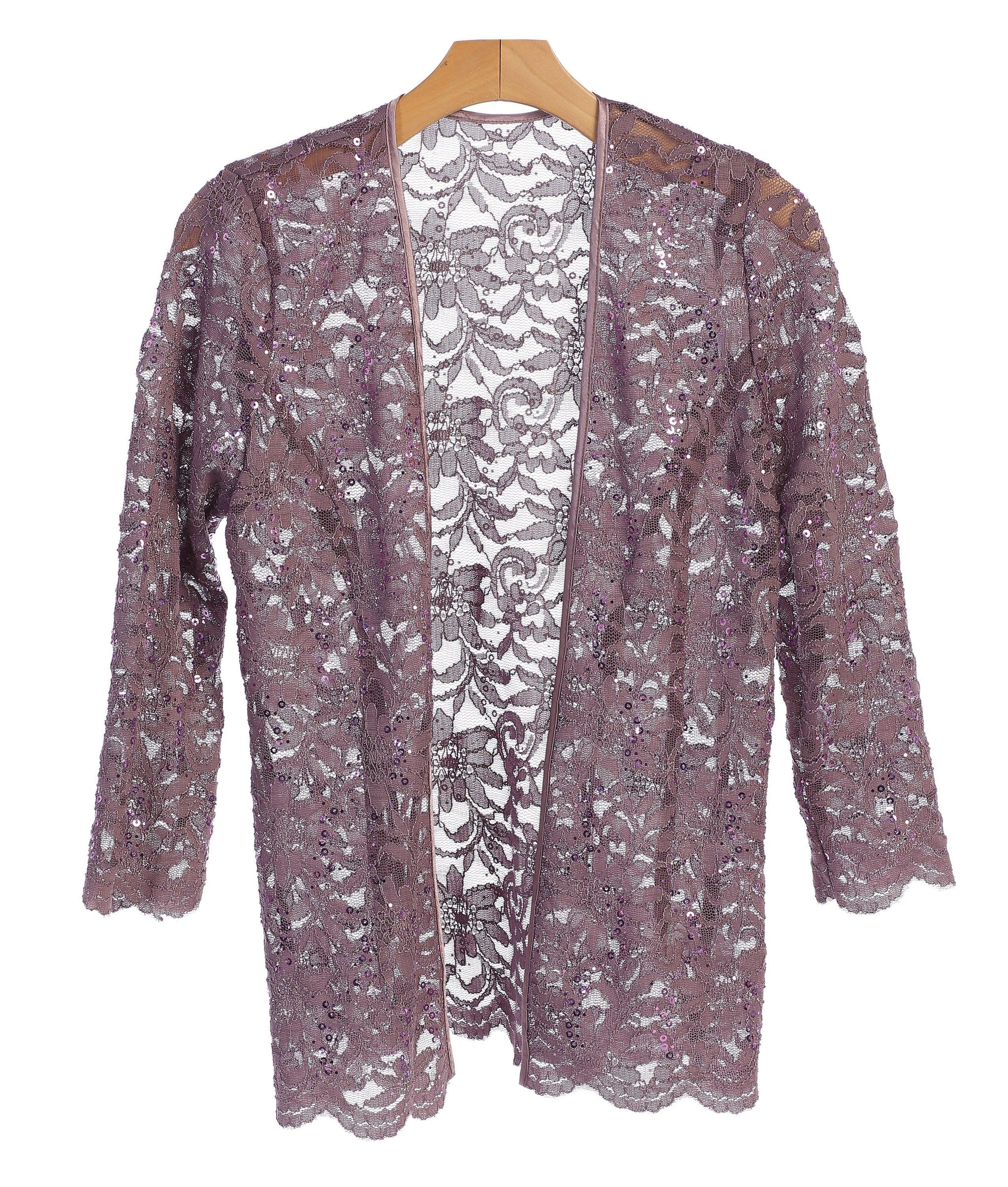 Champagne Formal Lace Scallop Edge Jacket for $31.99 – The Dress Outlet