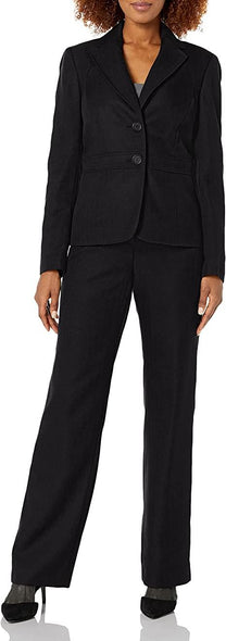 Navy Le Suit Formal 2 Button Two Piece Set Pant Suit for $137.99 – The ...