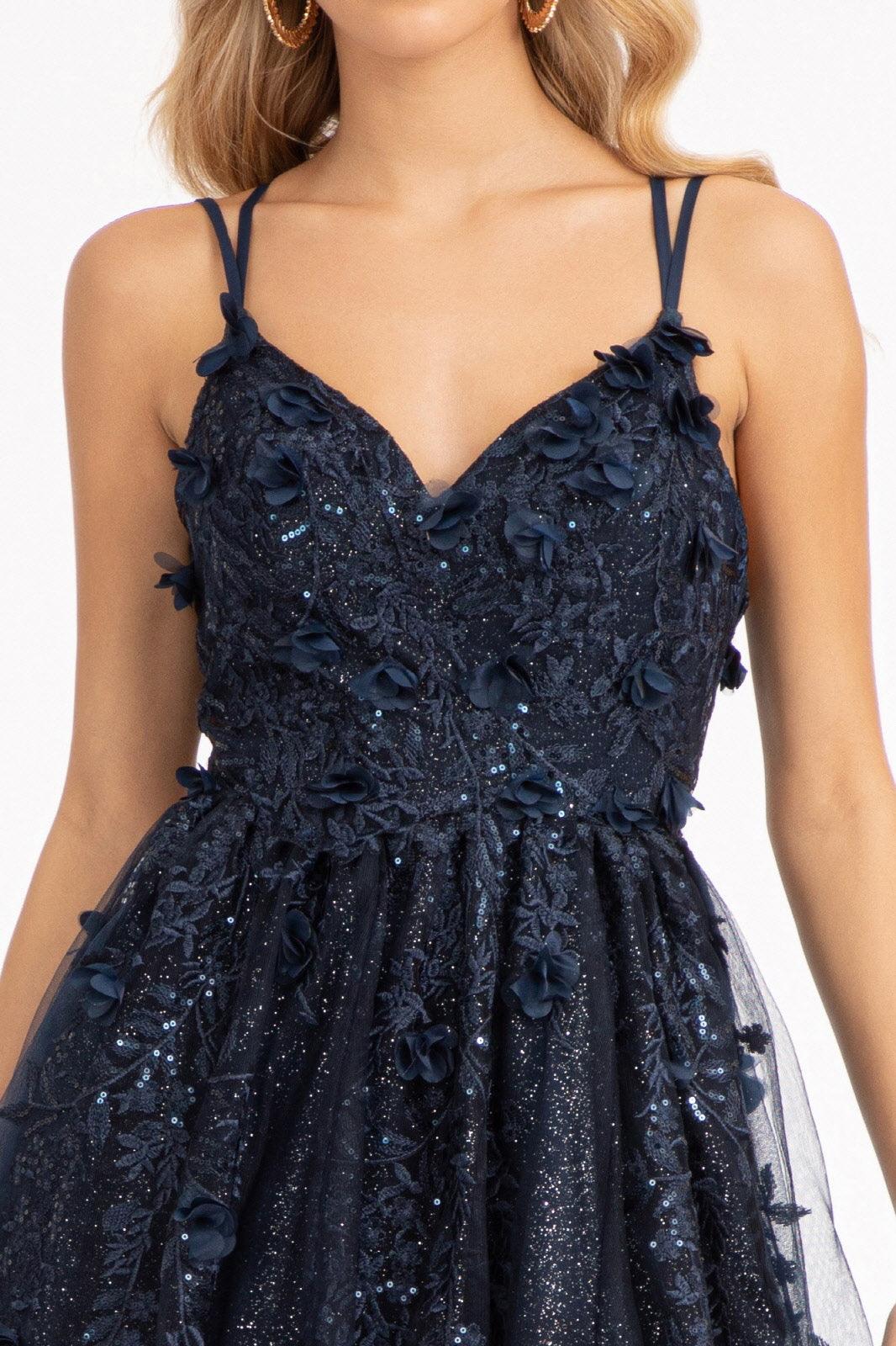 Navy Long Formal A Line Prom Dress for $342.99 – The Dress Outlet