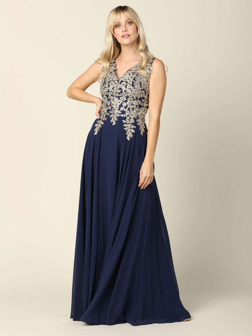 Silver Long Mother of the Bride Chiffon Formal Dress for $179.99 – The ...