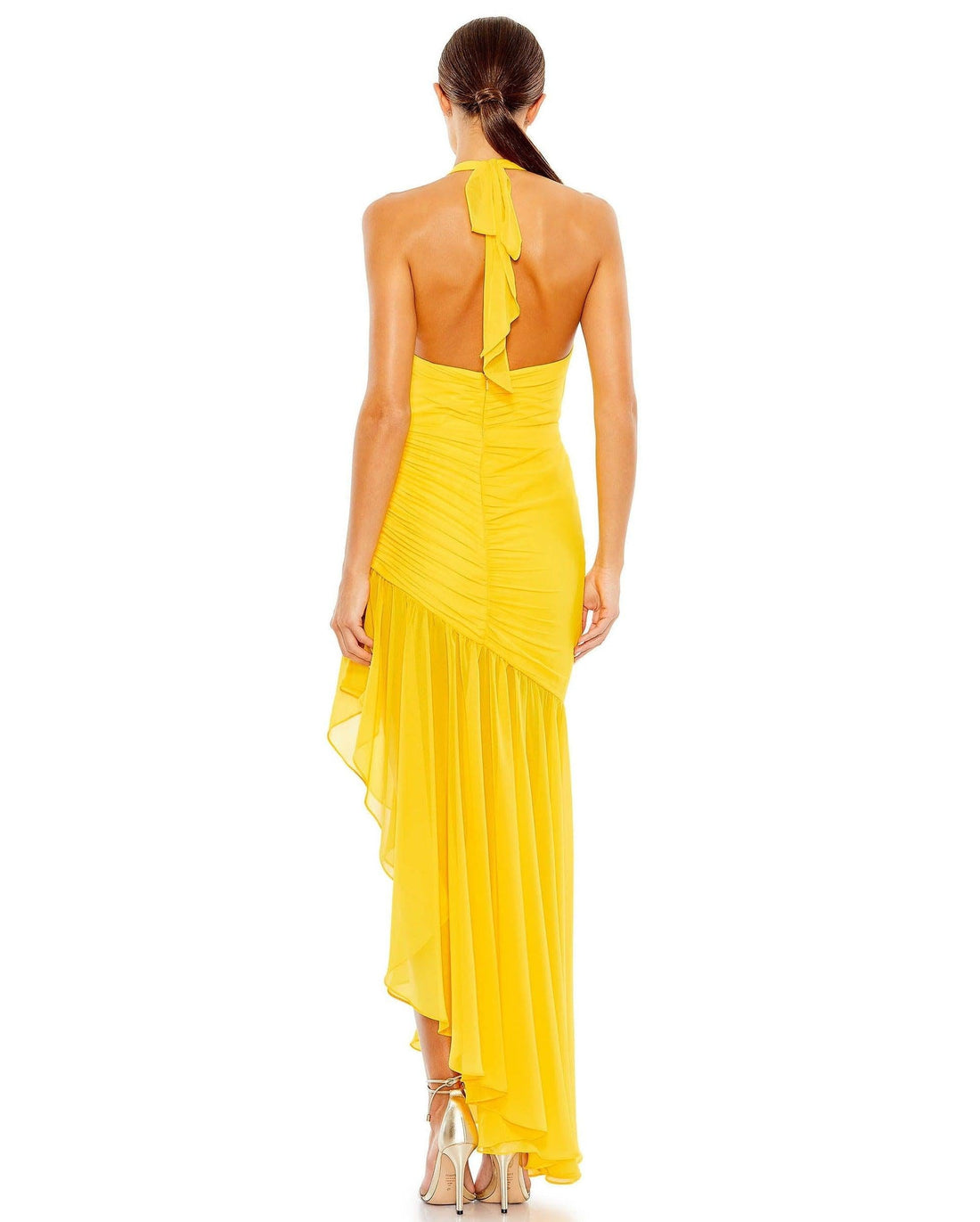 Sunshine Mac Duggal 55847 High Low Chiffon Formal Gown For 2980 The
