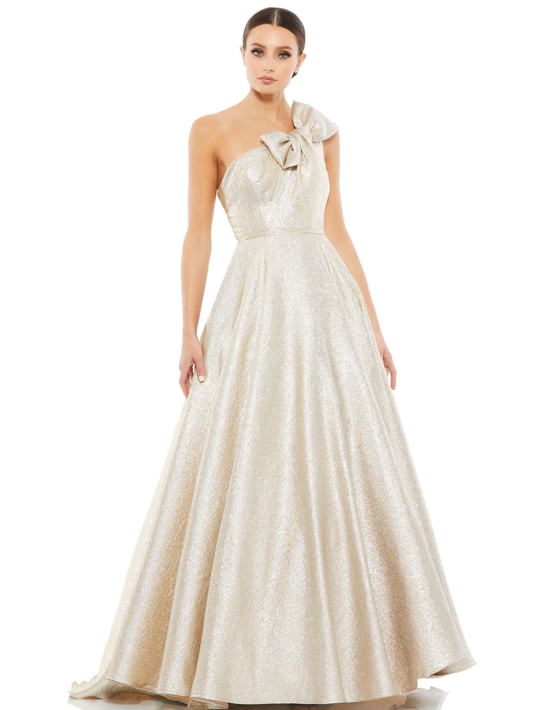 Mac Duggal 67890 Prom Long One Shoulder Ball Gown | The Dress Outlet