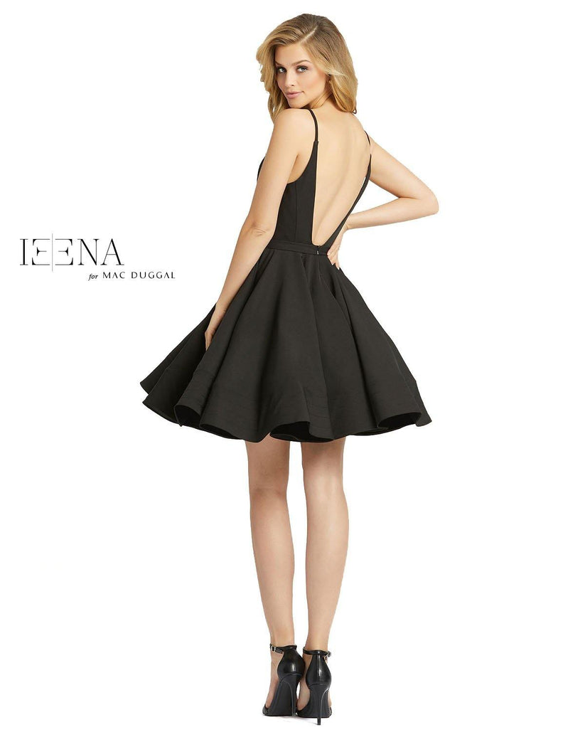 Red Mac Duggal 48775 Short Spaghetti Strap Cocktail Dress for $238.0 ...