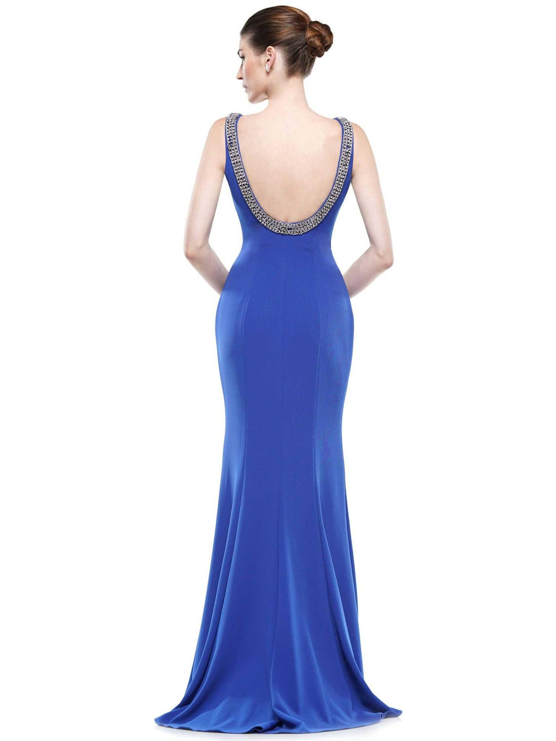 Eggplant Marsoni Long Mother of the Bride Fitted Dress 140 for $319.99 ...
