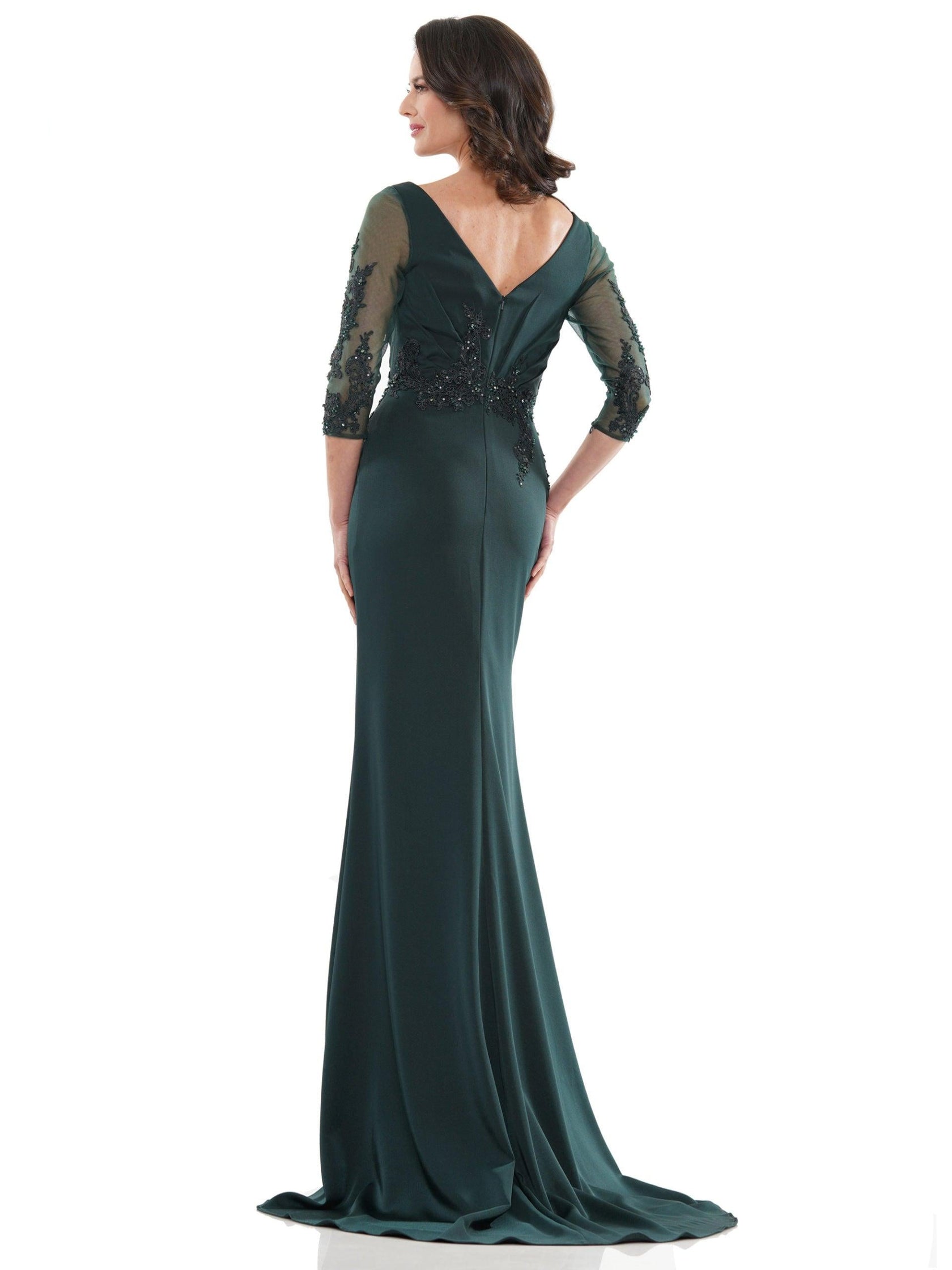 Deep Green Marsoni Mother of the Bride Formal Long Dress 1145 for $525. ...