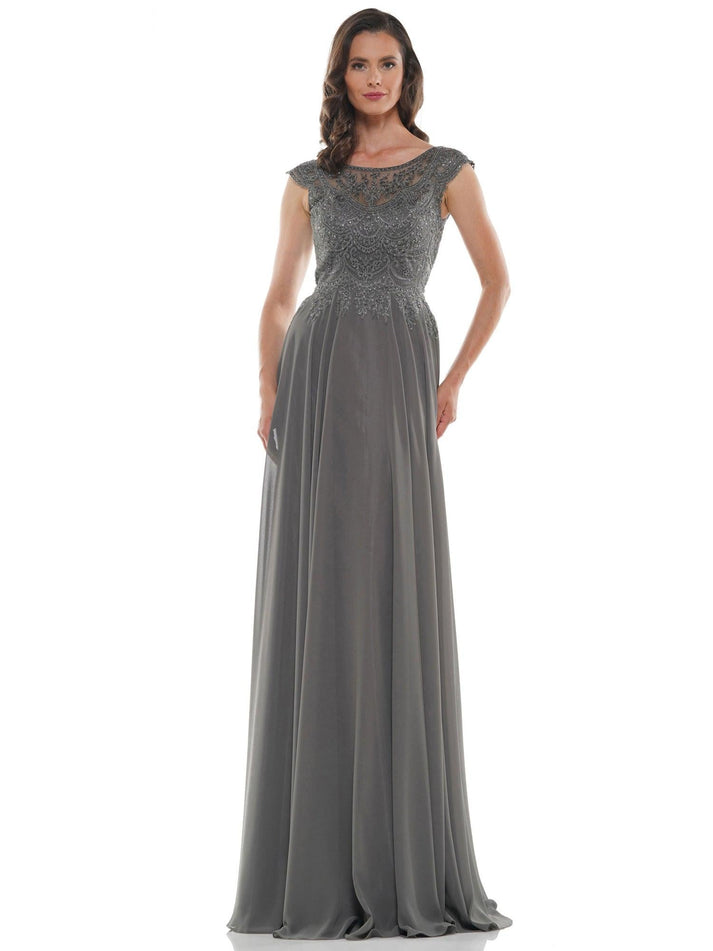 Navy Marsoni Mother of the Bride Long Chiffon Dress 238 for $328.0 ...