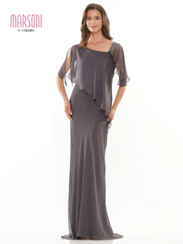 Charcoal Marsoni Mother of the Bride Long Dress 313 for $284.0 – The ...
