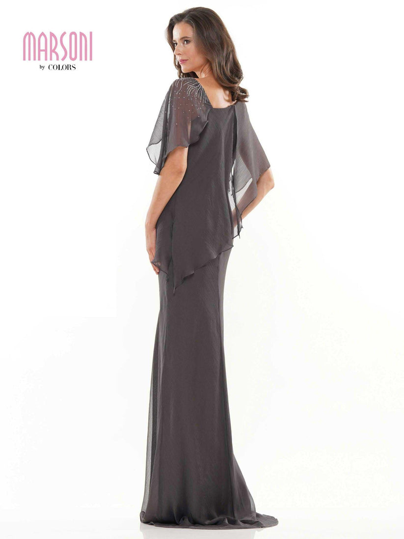 Charcoal Marsoni Mother of the Bride Long Dress 313 for $284.0 – The ...