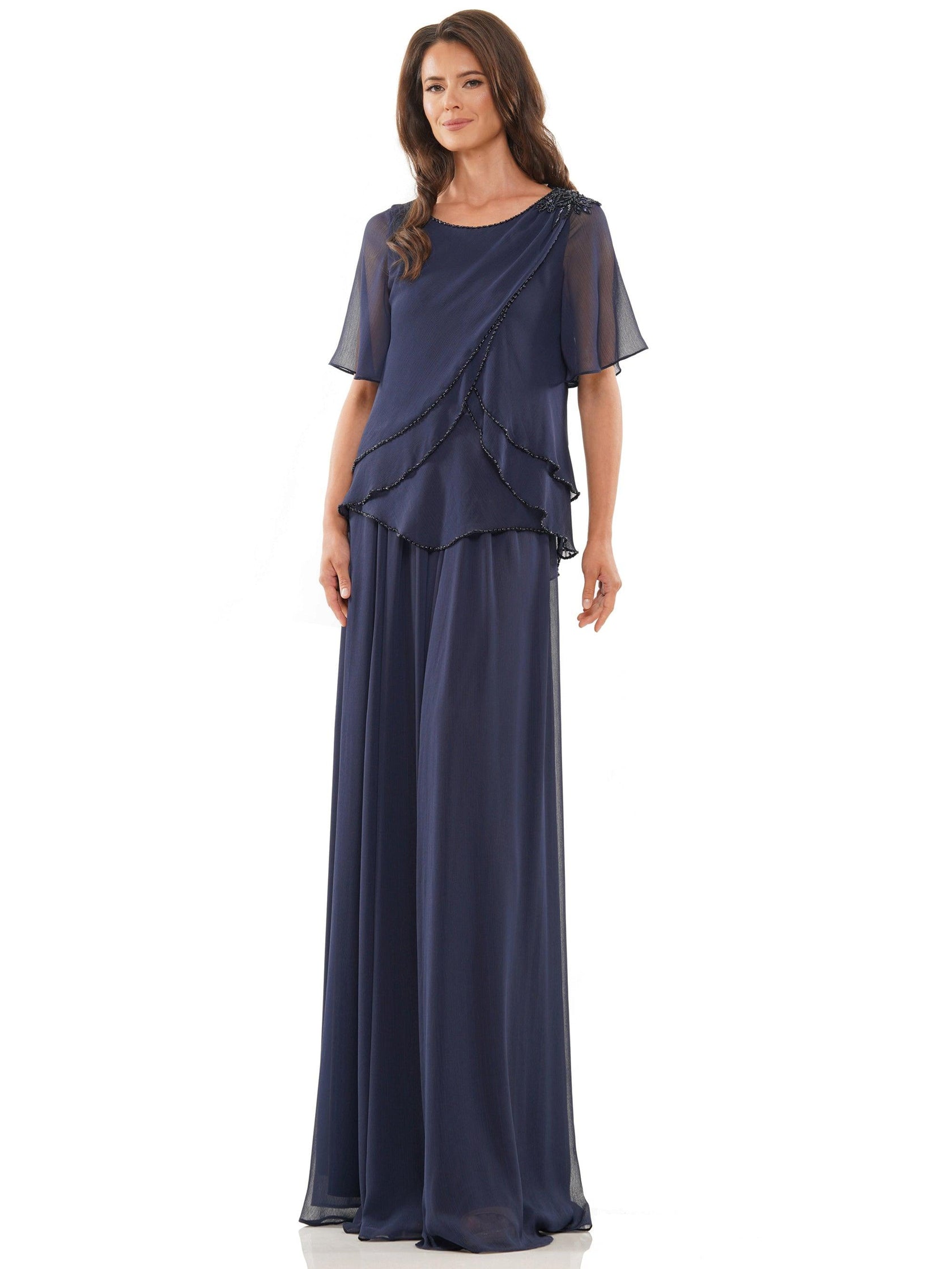 Charcoal Marsoni Mother of the Bride Long Formal Gown M322 for $327.99 ...