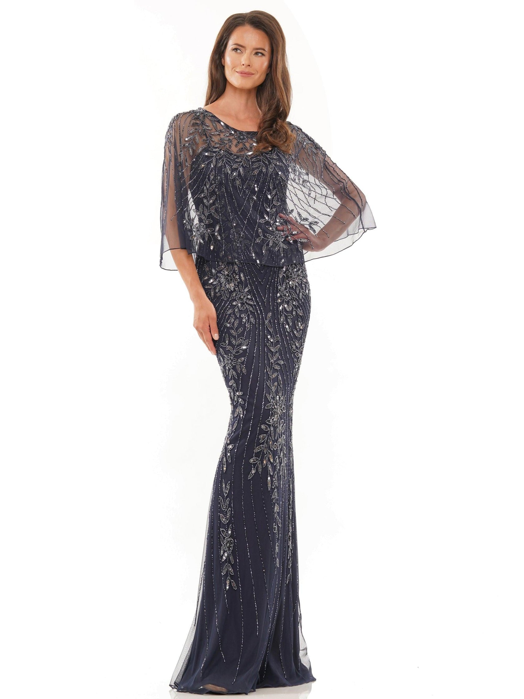 Dark Taupe Marsoni Mother of the Bride Long Gown 1201 for $613.99 – The ...