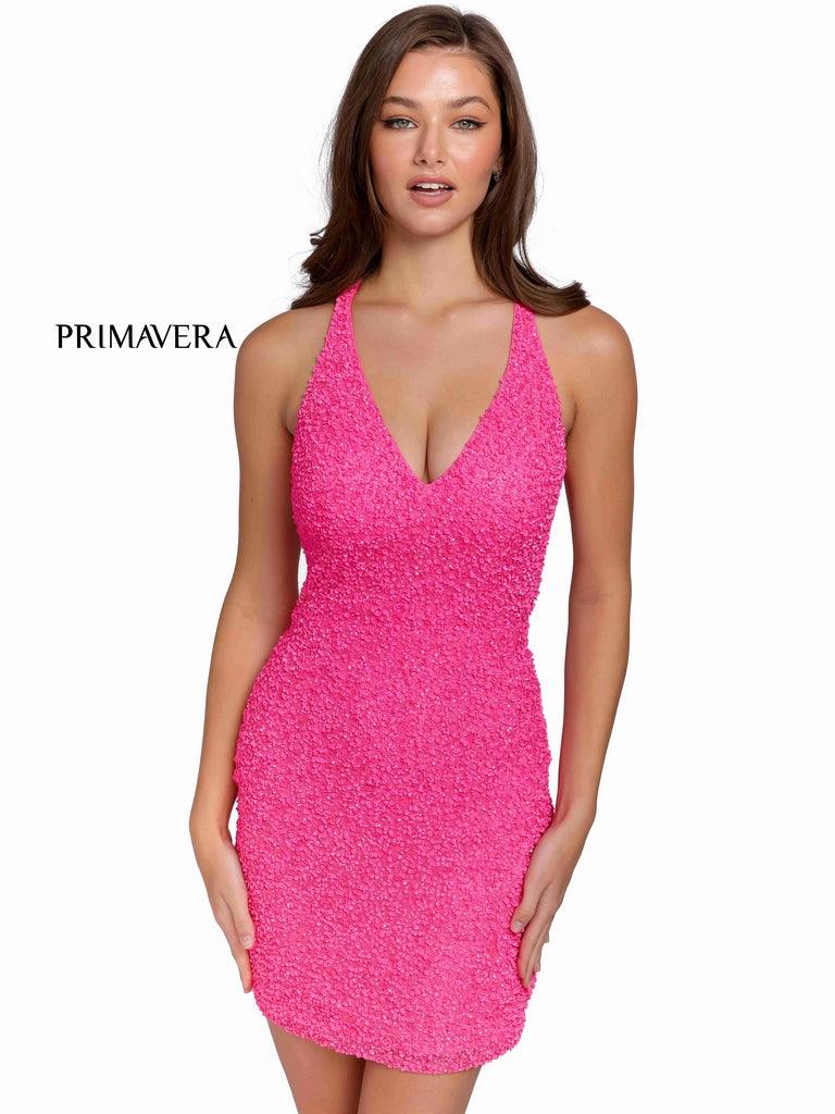 Black Multi Primavera Couture Prom Short Beaded Dress 3824 For 299 0
