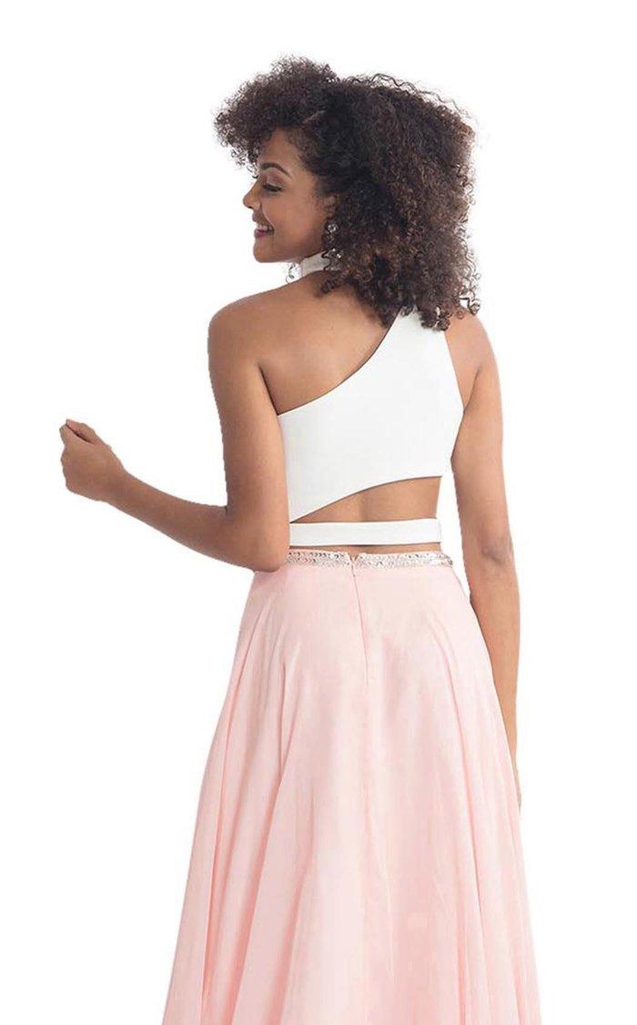 White Blush Rachel Allan Prom Two Piece Formal Long Dress 6045 for $159 ...