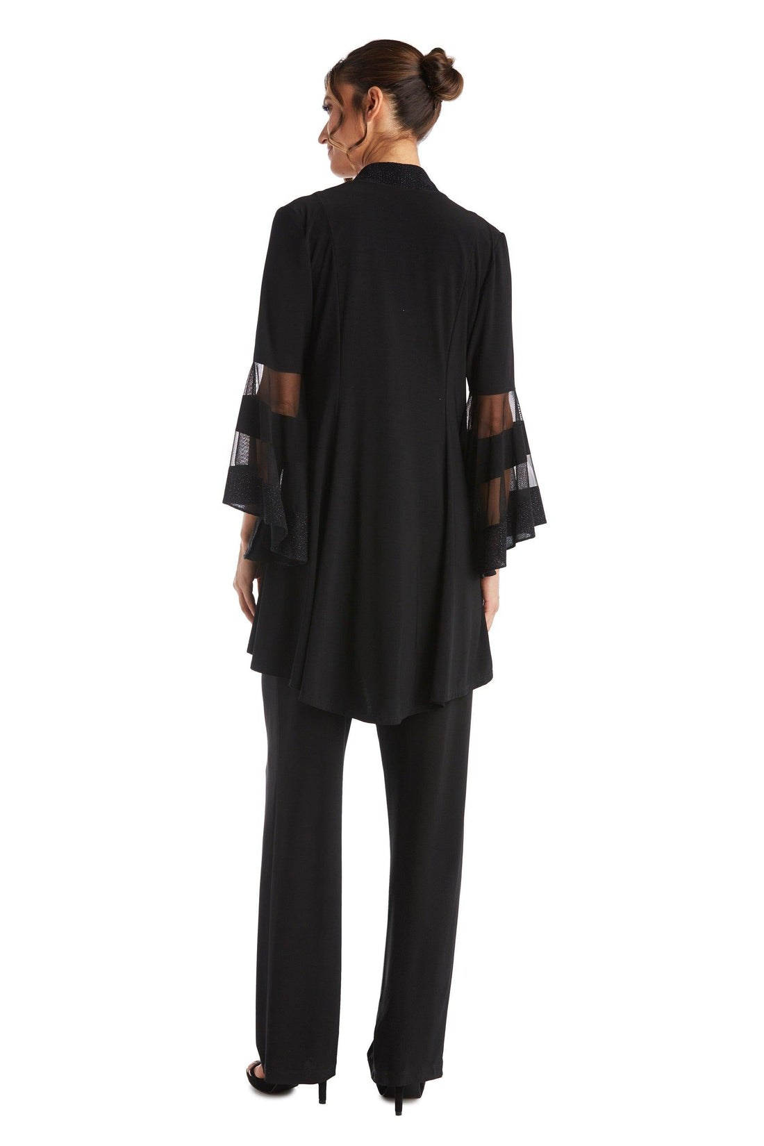 Charcoal R&M Richards 7241P Formal Petite Duster Pant Suit for $75.99 ...