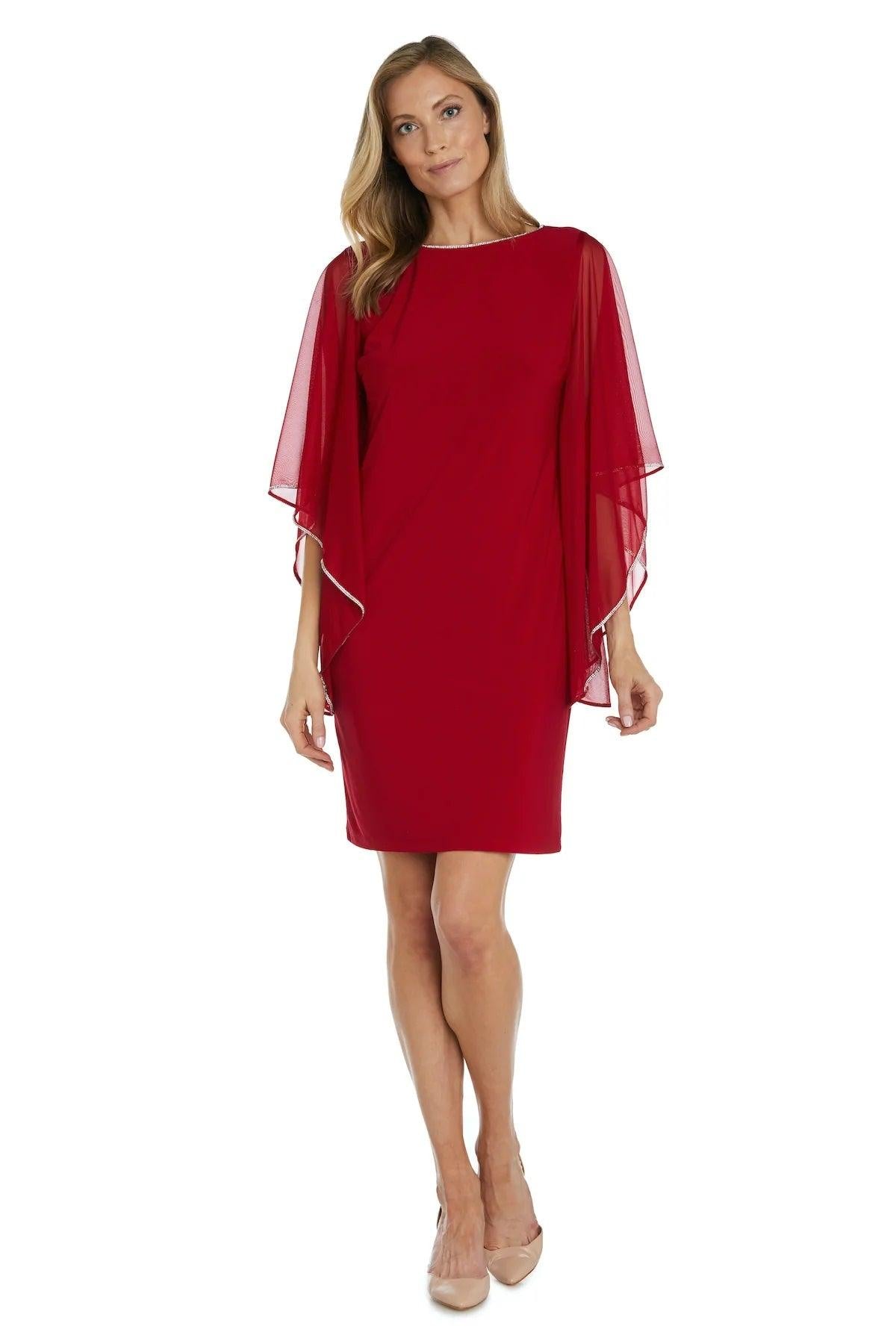 Red Randm Richards 2678 Short Mother Of The Bride Dress For 890 The