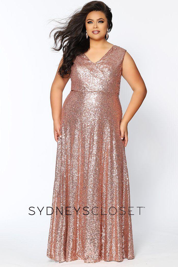 Sydneys Closet Prom Plus Sizes Sleeveless Long Gown | The Dress Outlet